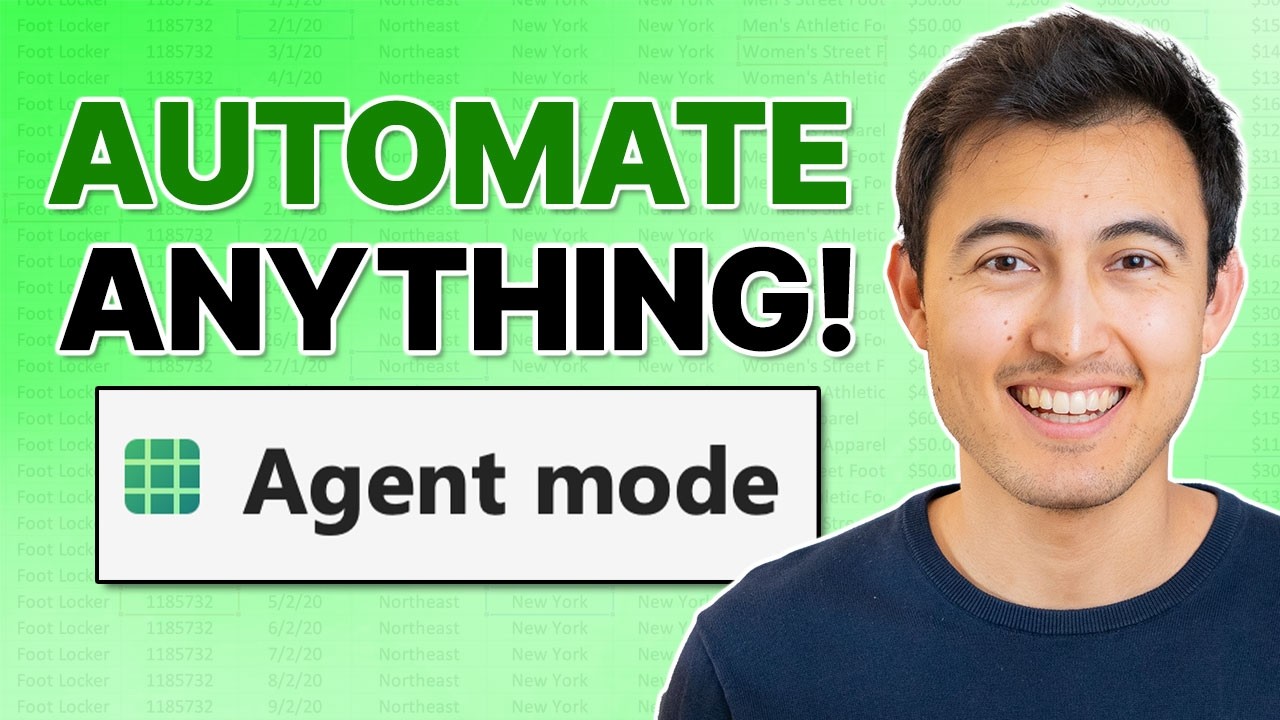 I just unlocked Excel’s AI agent mode! 🚀