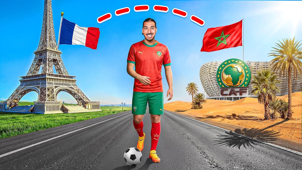J’ai traversé France-Maroc avec un ballon