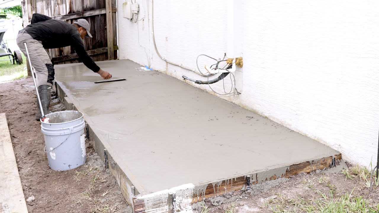 Comment créer une dalle en béton parfaite