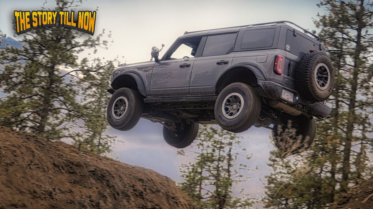 Off-road stunt with the latest Ford Bronco