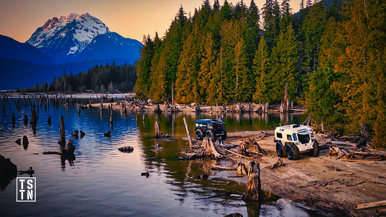 Adventure to a secluded camping spot