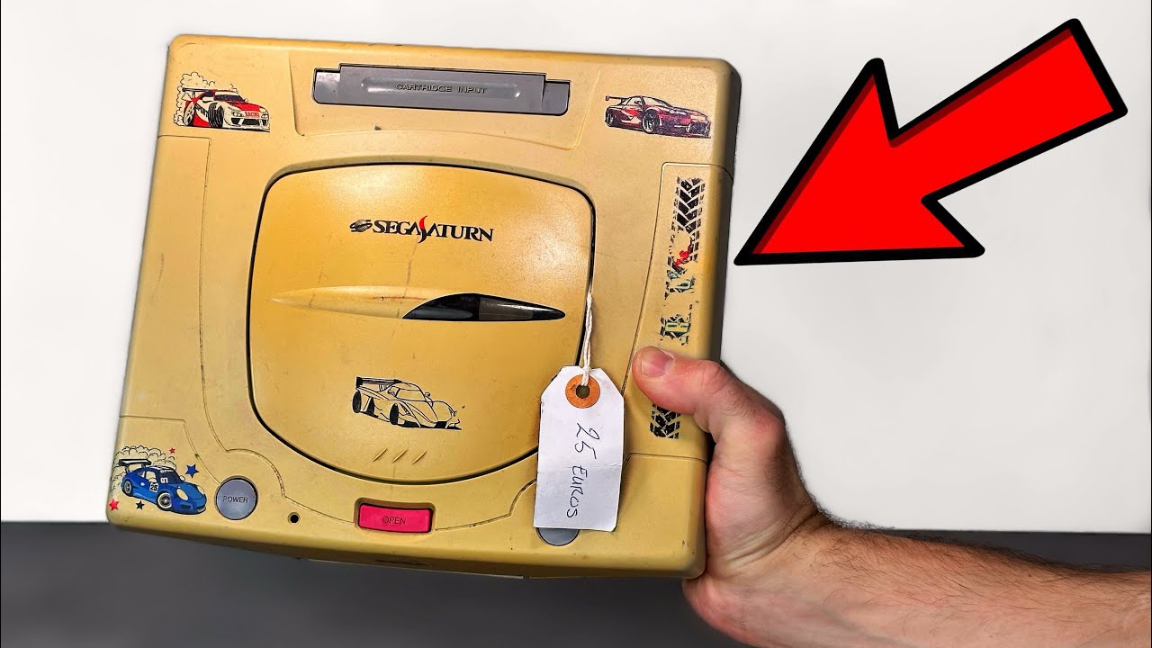 This Sega Saturn was completely yellow... I fixed it
