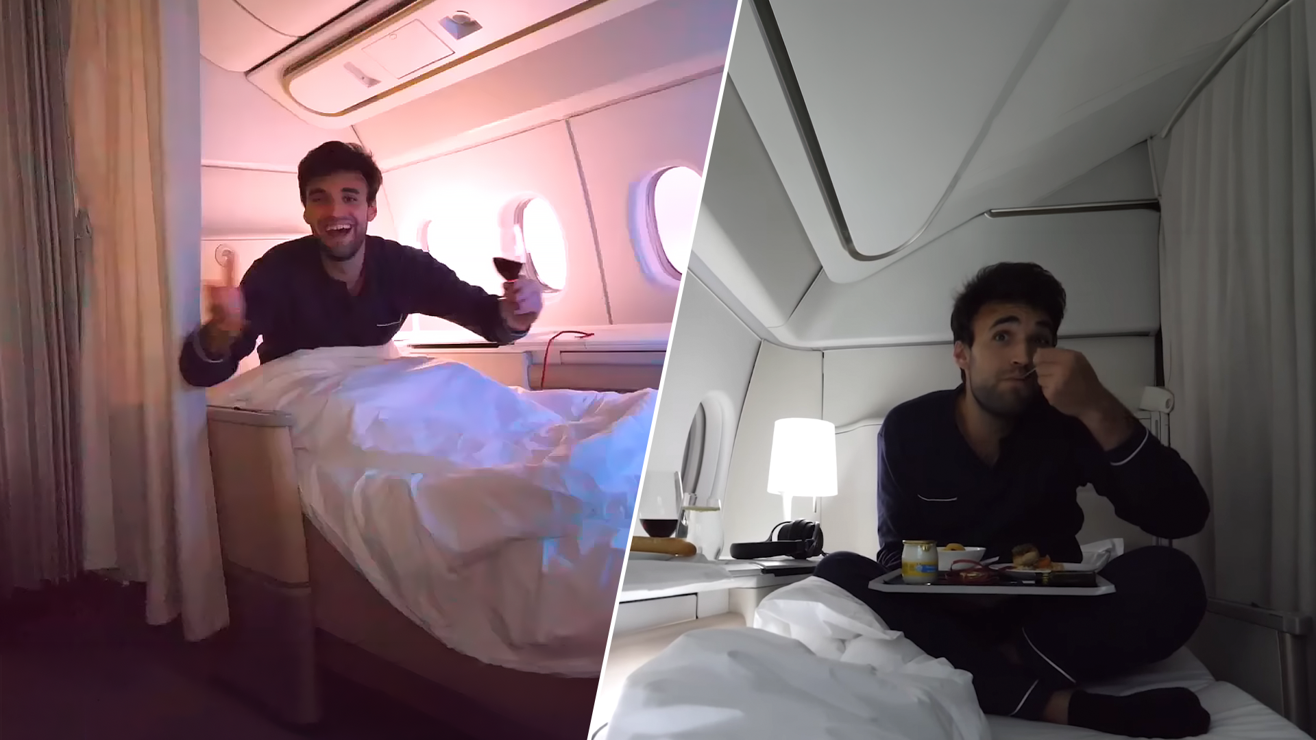 $21,000 vs. $43,000 first class airplane seat