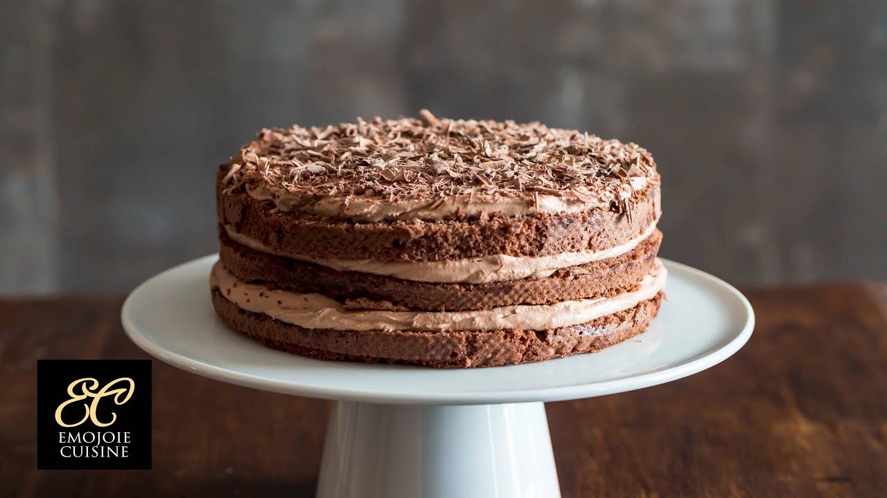 I baked a dreamy chocolate sponge cake