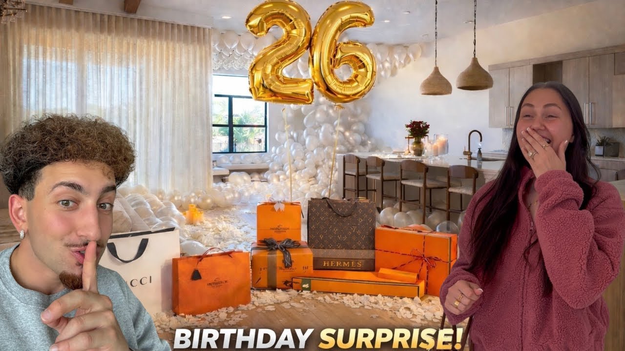Birthday surprise after a risky prank