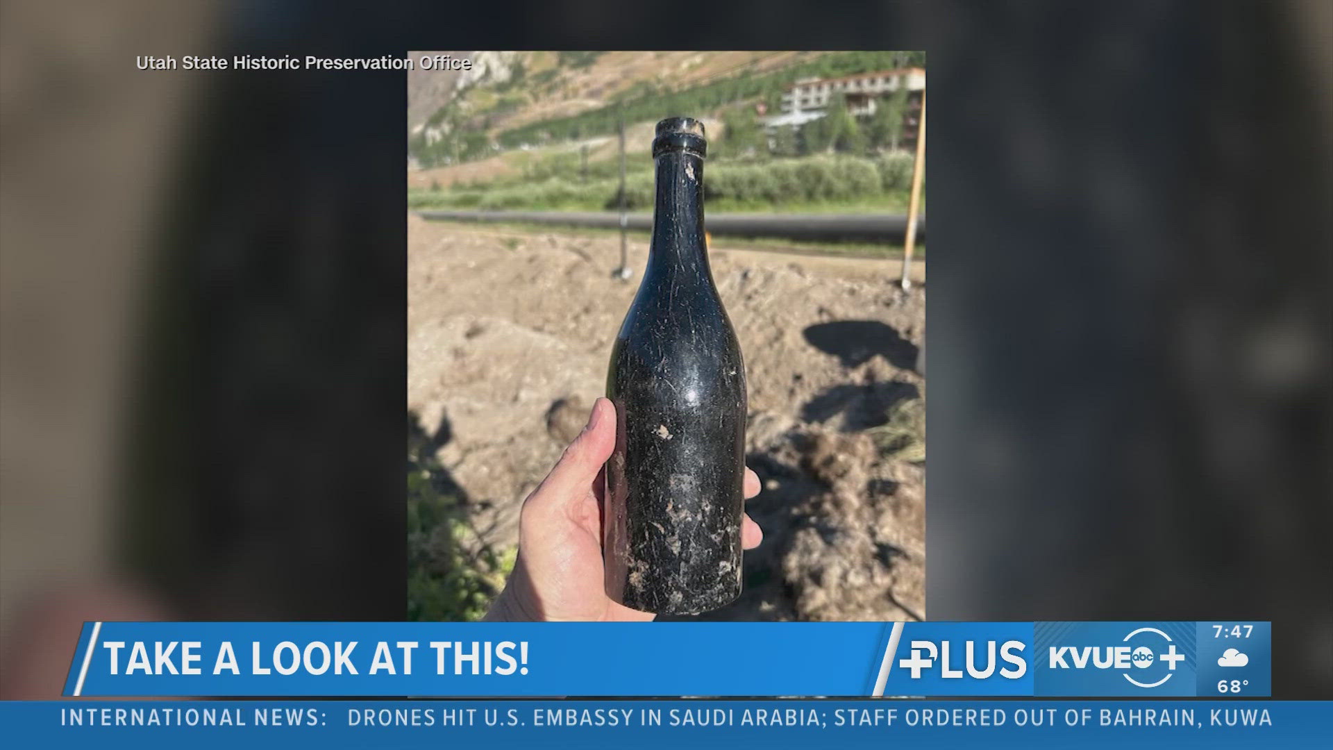 150-year-old alcohol bottle discovered in Utah mining town
