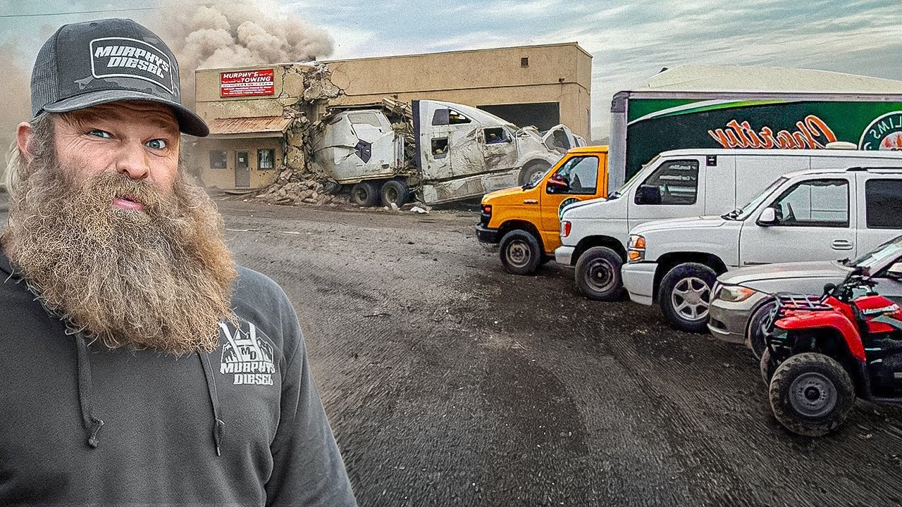 Could this save your life? Full-sending 6 vehicles into a concrete building