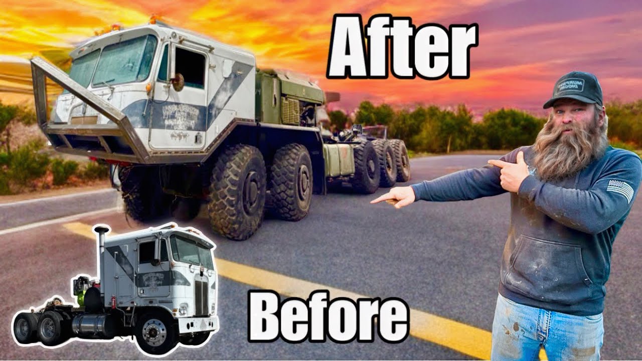 Watch me build a military-style mega truck!