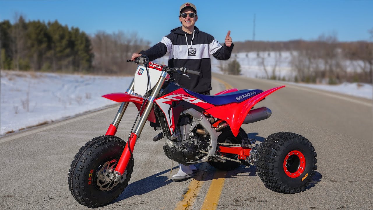 The new CRF 450 three wheeler (worth $14,000?) 💥