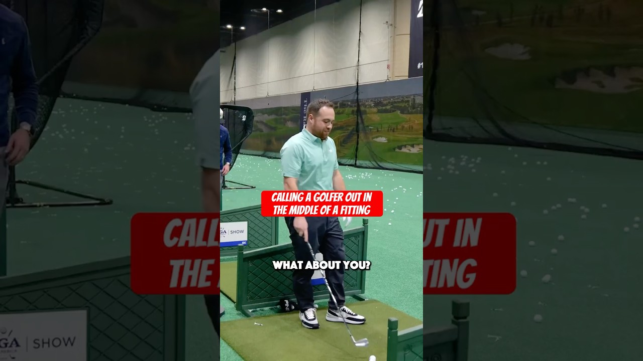 Golf fitting surprise: Can he hit it?