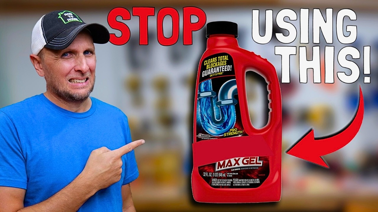 It's a big mistake to use drain cleaner on plugged drains! Do this!