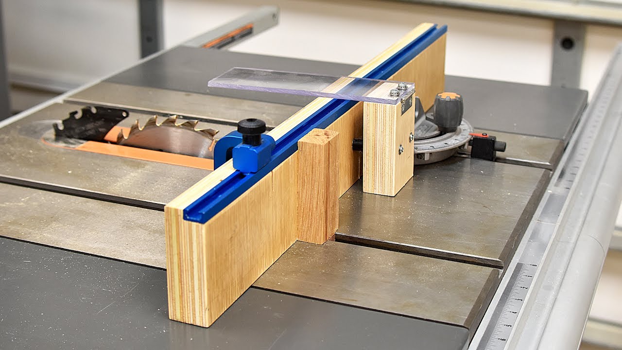 Build a crosscut jig for your table saw - step by step