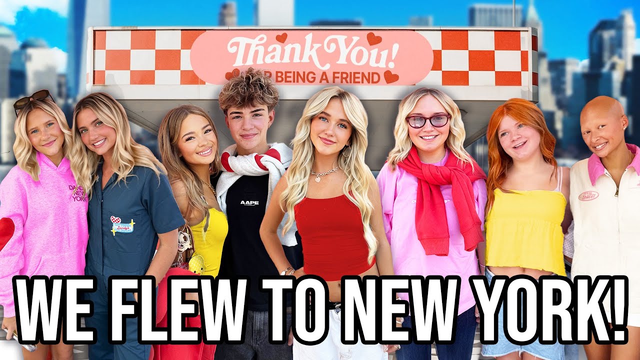 I’m flying to NYC with my big family! ️