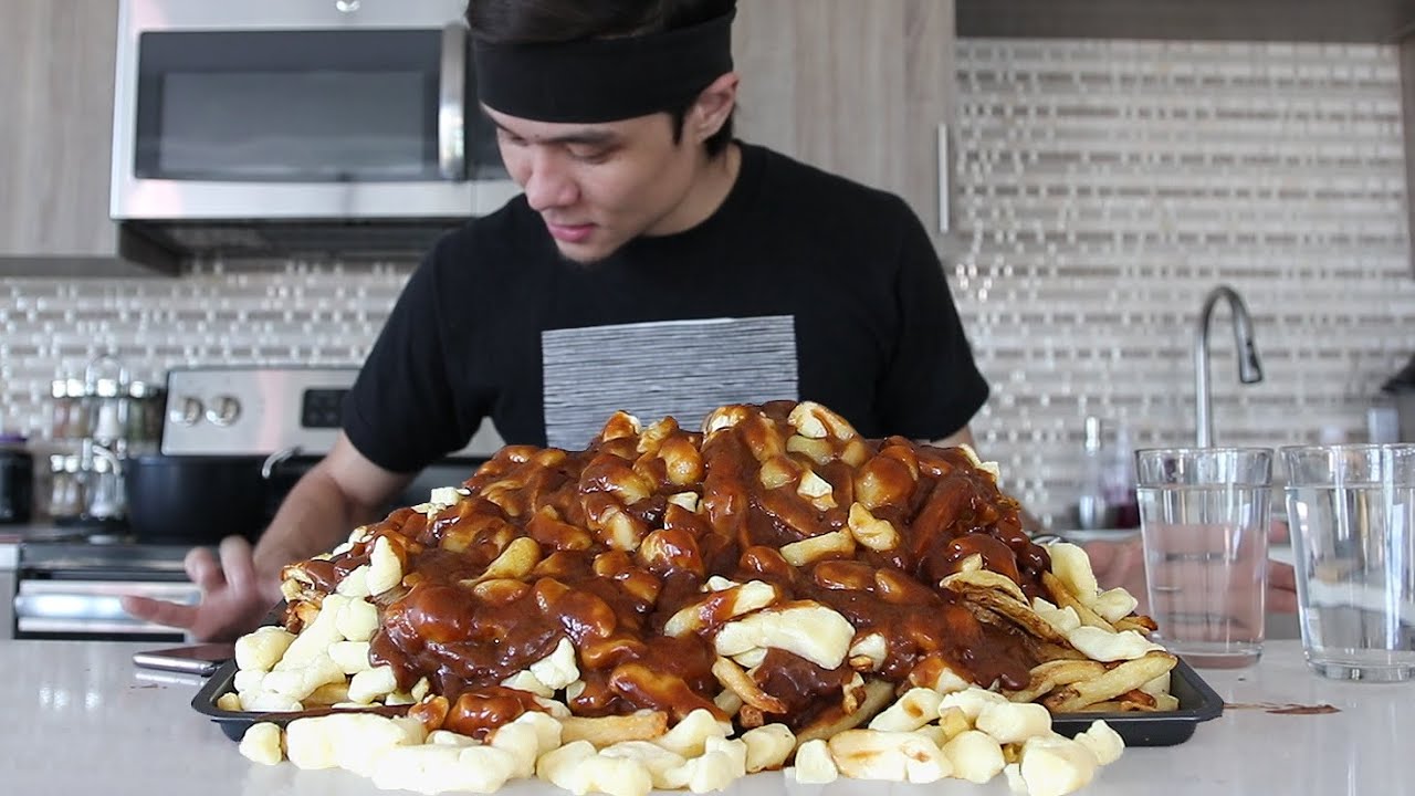 Giant poutine challenge (saltiest challenge ever)