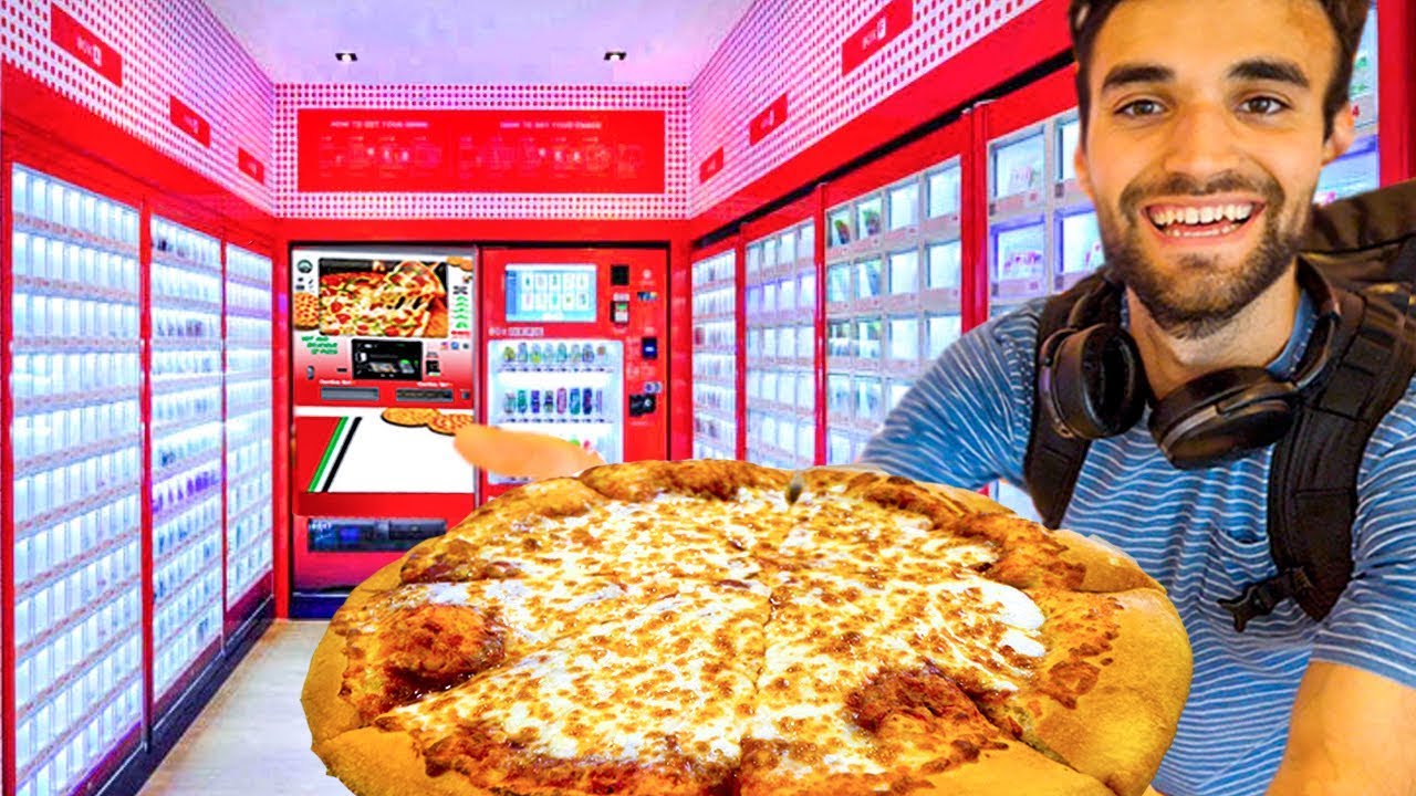 24 hours with unique vending machines