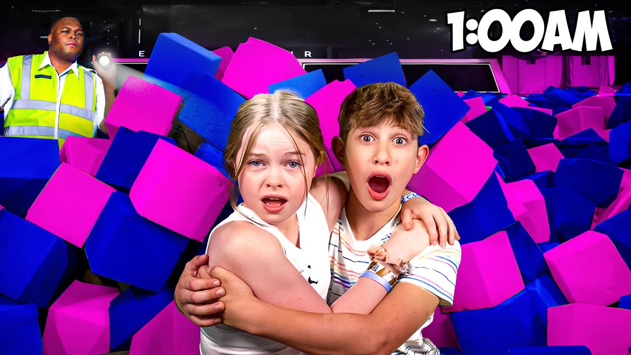 My daughter's 24 hour trampoline park challenge