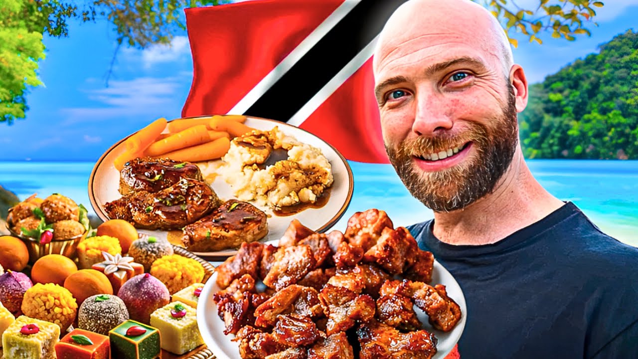 Massive Trinidad pork feast + iconic Indian sweets!🇹🇹