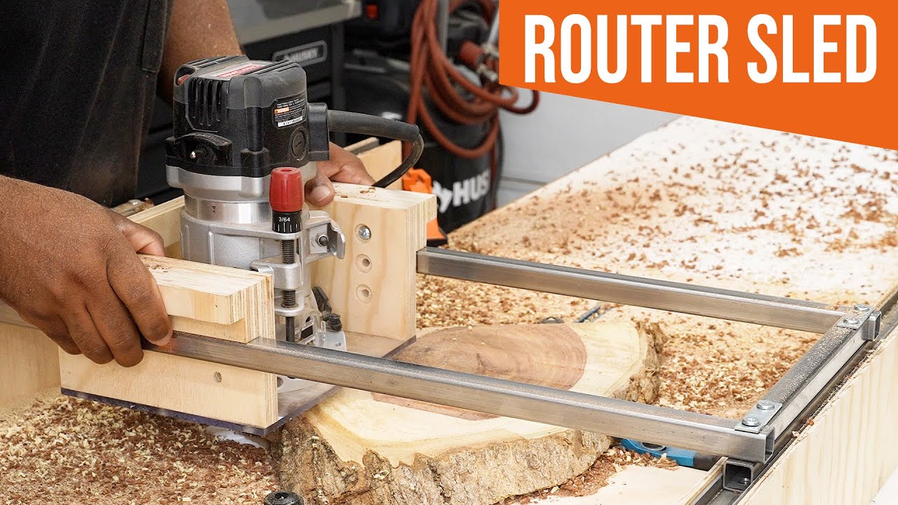 Create your own router flattening sled