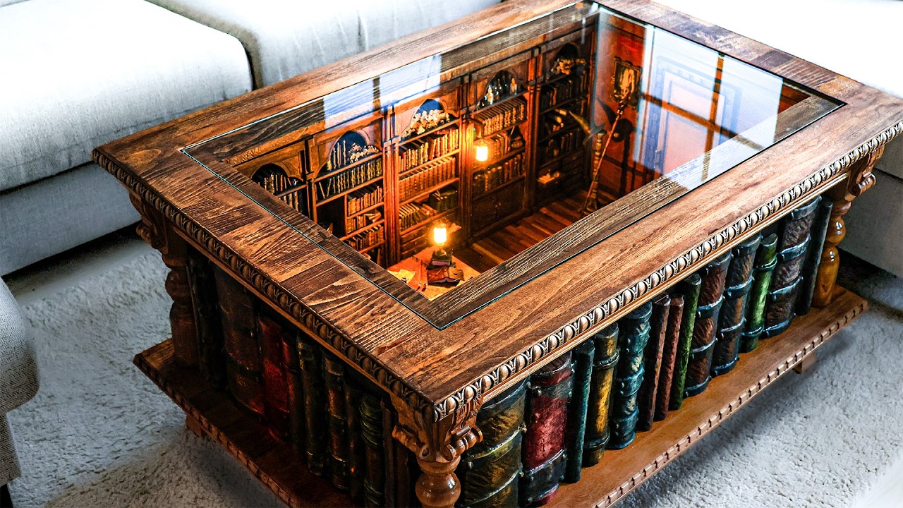 I built a coffee table with storage