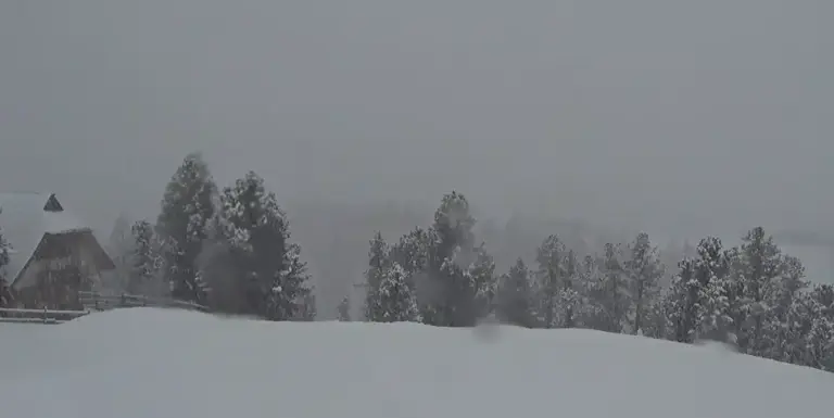 Frühling im Tal, Wintereinbruch auf den Bergen: Hier hat es geschneit