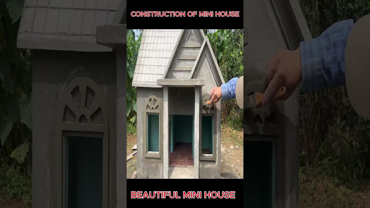 Building a beautiful mini house from scratch