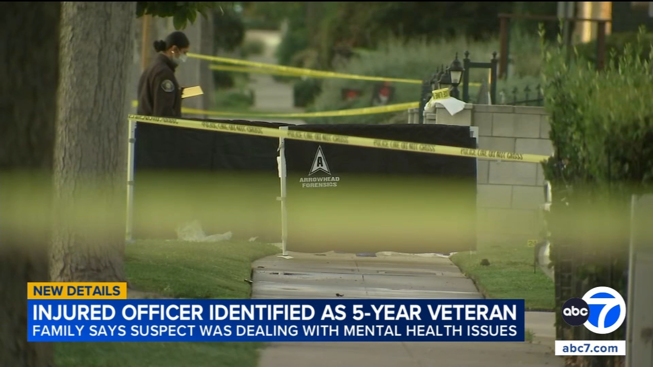 Pasadena police officer out of surgery after gun battle; family members ...