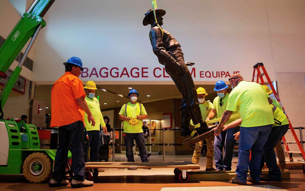 Controversial 'One Riot, One Ranger' statue, once pulled by airport ...