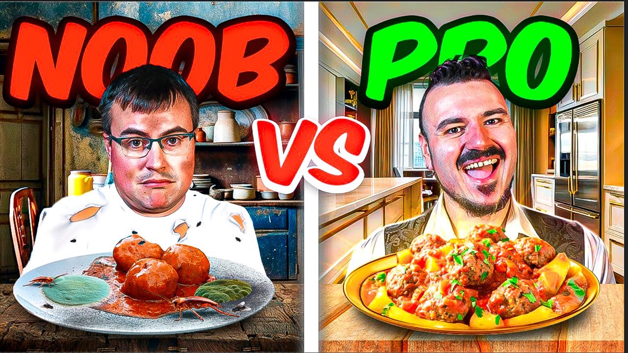 Albóndigas noob vs pro con Álvaro