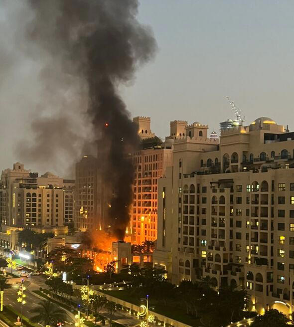 US consulate in Dubai on fire after huge explosion - all-out WW3 fears rage