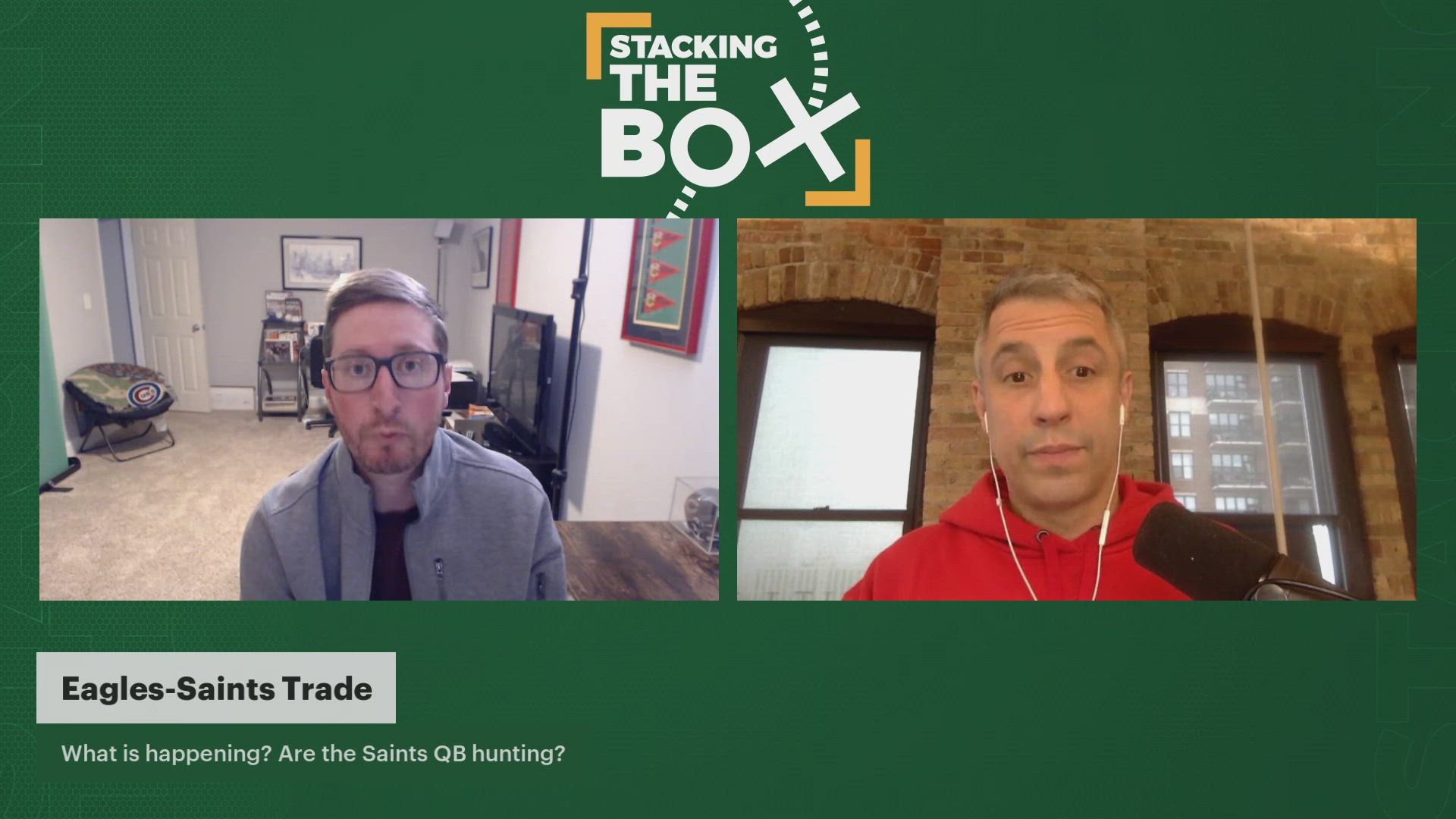 What does the Eagles-Saints trade mean? | Stacking the Box