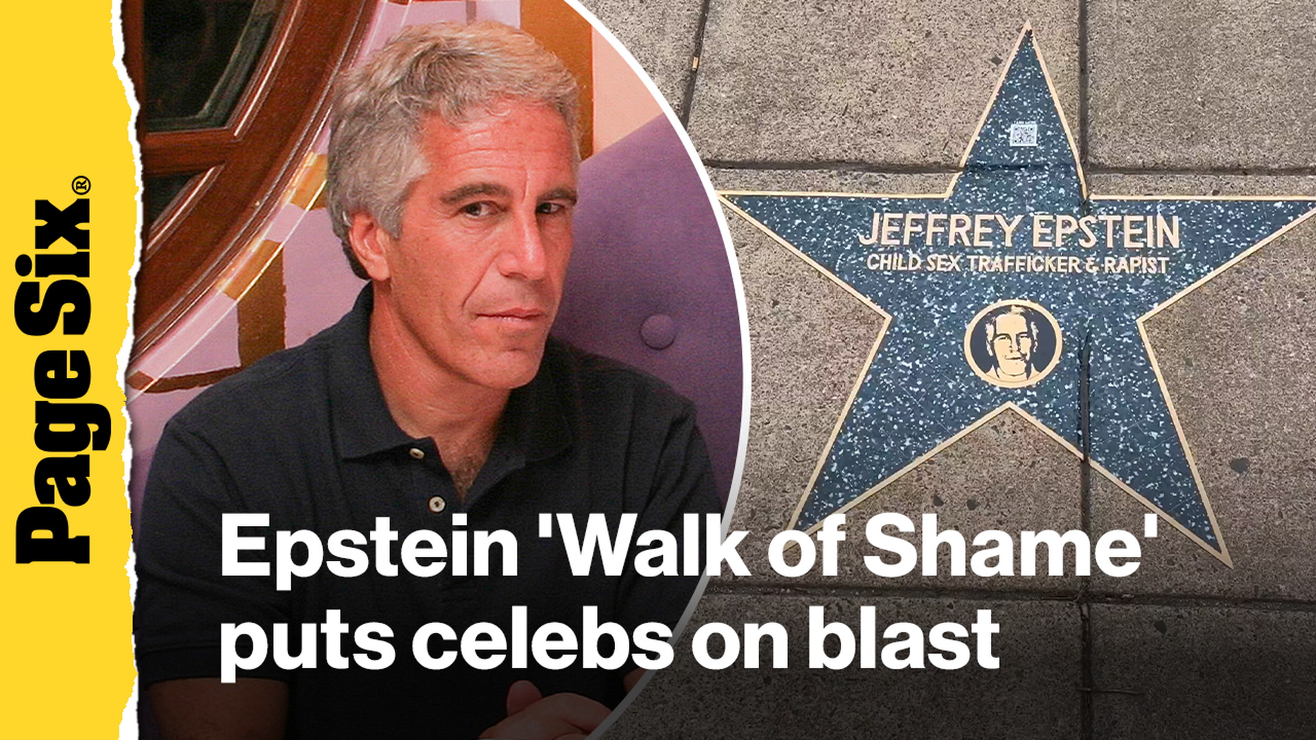 Jeffrey Epstein-themed 'walk of shame' installation in Washington, DC ...