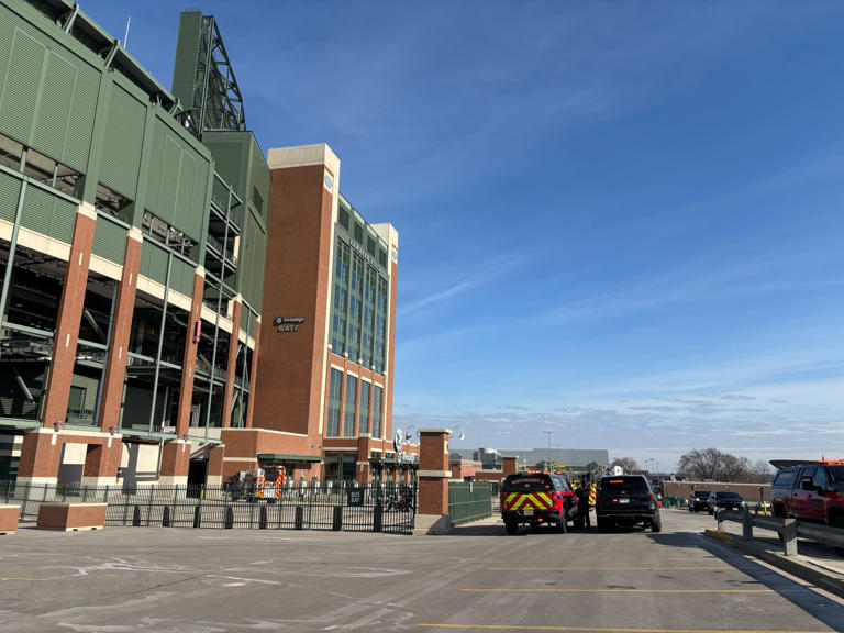 Emergency crews training at Lambeau Field