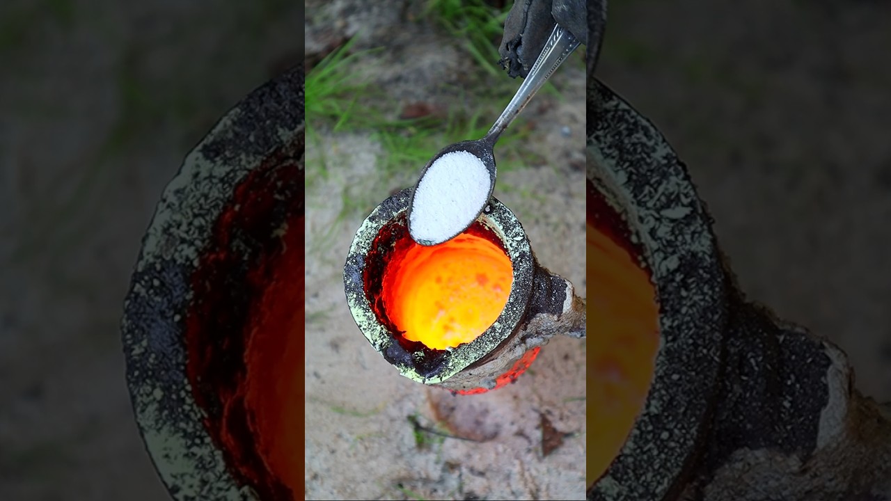 Casting bronze horseshoe out of scrap