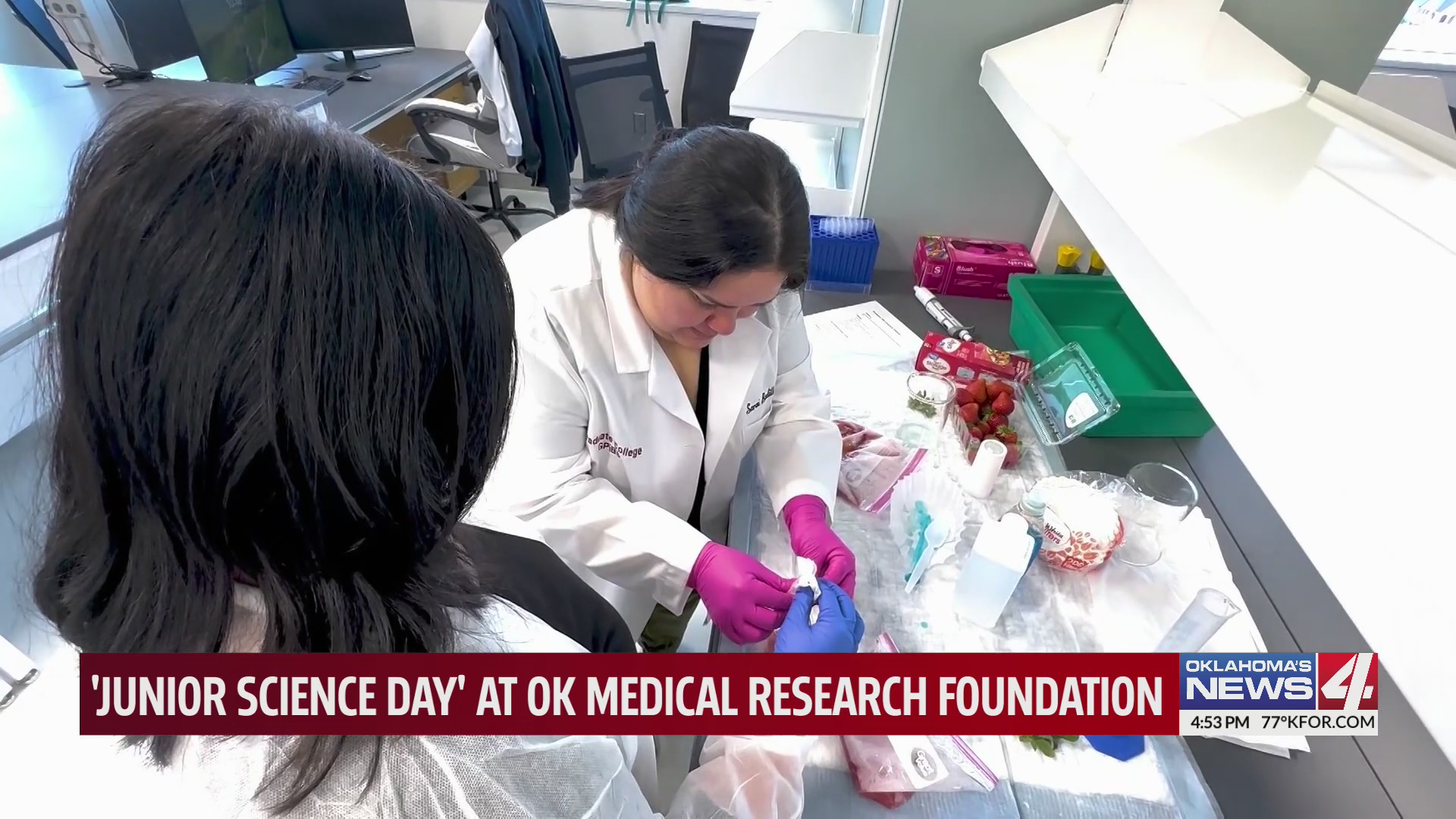 'Junior Science Day' at OK Medical Research Foundation