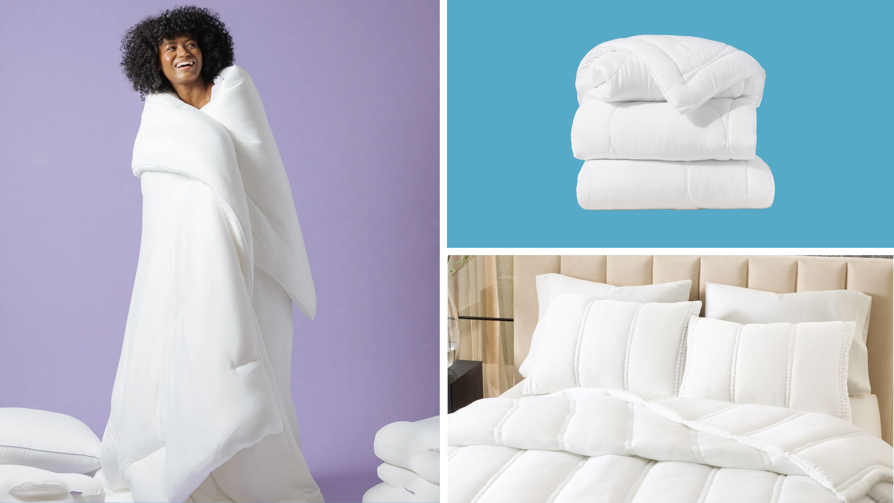 Shop the best comforters and duvets of 2026 for hot and cold sleepers