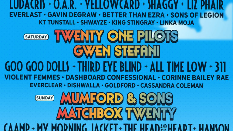 Oceans Calling drops 2026 lineup: Dave Matthews Band, Twenty One Pilots ...