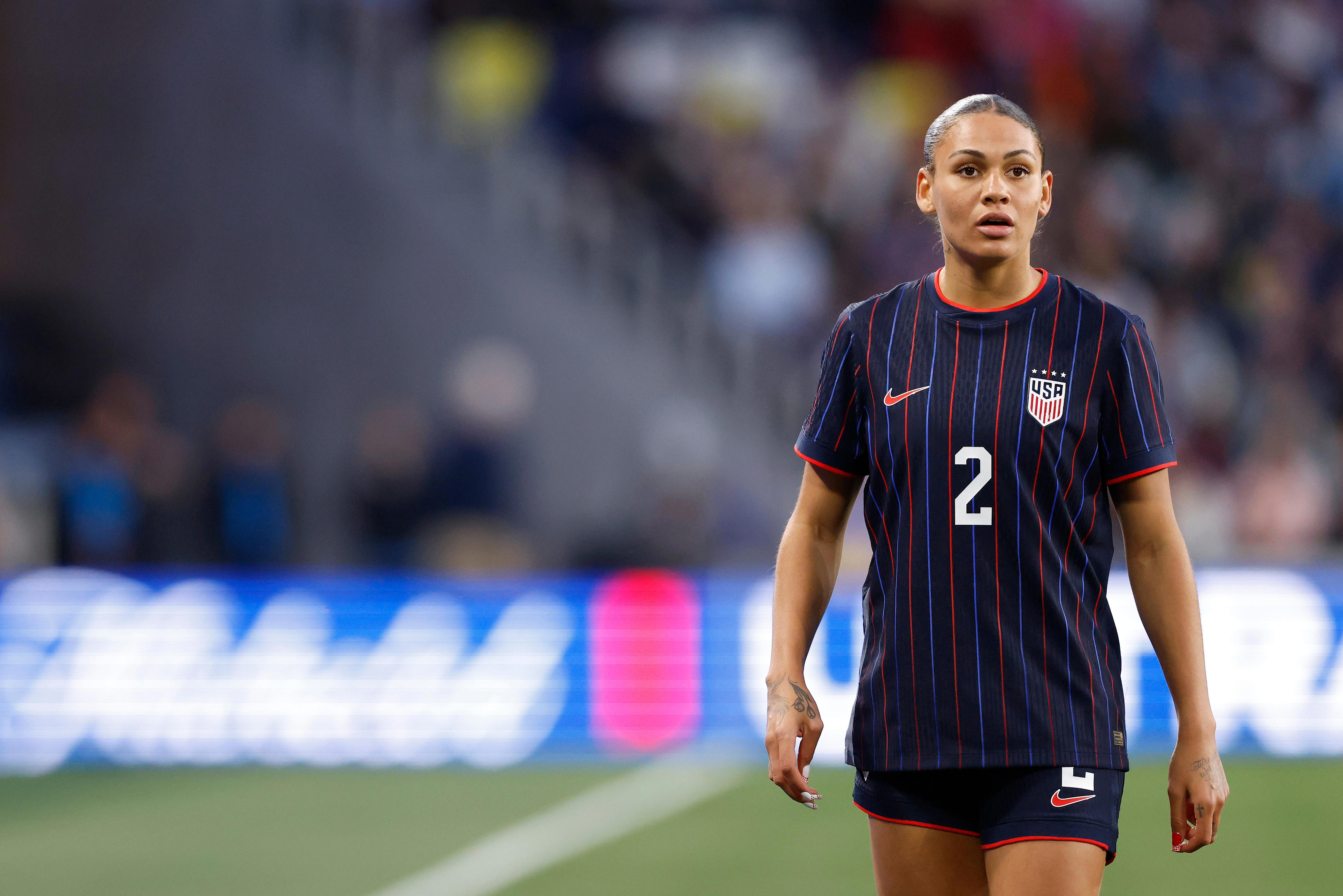 Trinity Rodman 'fine' after back injury scare, says USWNT coach Emma Hayes