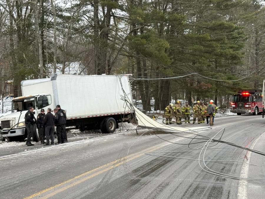 Ejection, several hospitalized after two trucks crash