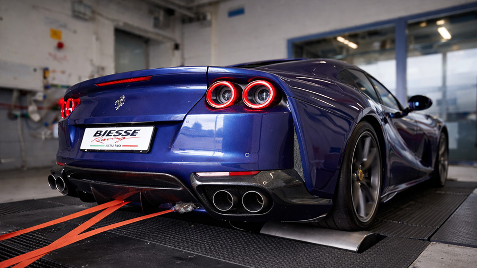 812 GTS V12 symphony on the dyno