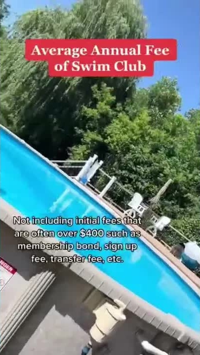 Is an at-home pool cheaper than a swim club?