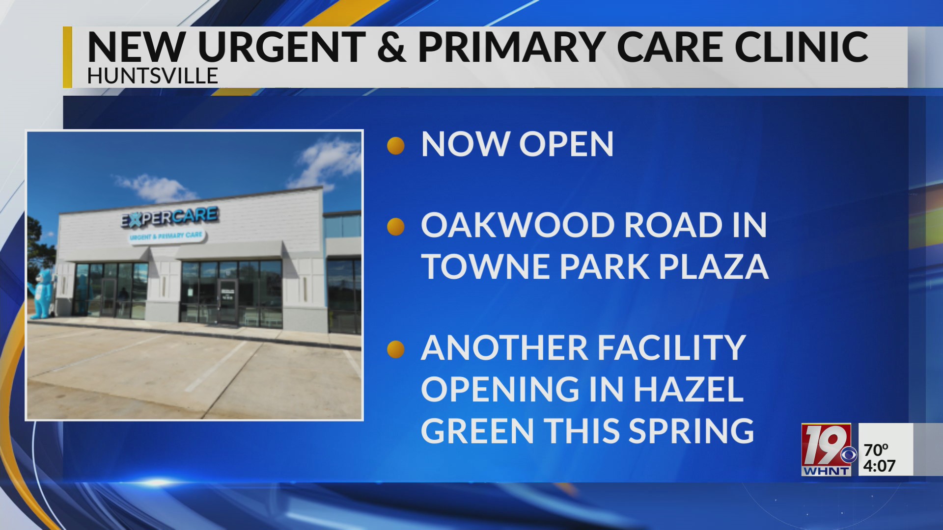 New Urgent & Primary Care Center Open in Huntsville | March 3, 2026 ...