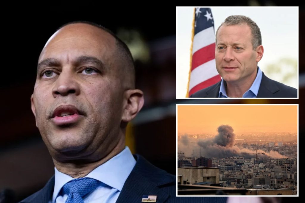 Centrist Democrats buck Jeffries and offer Trump 30-day clock to wage ...