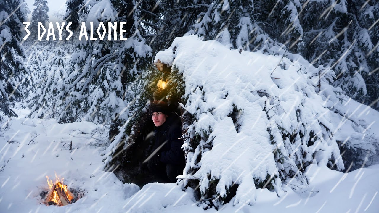 Heavy snow survival tips after 3 days in a snow shelter