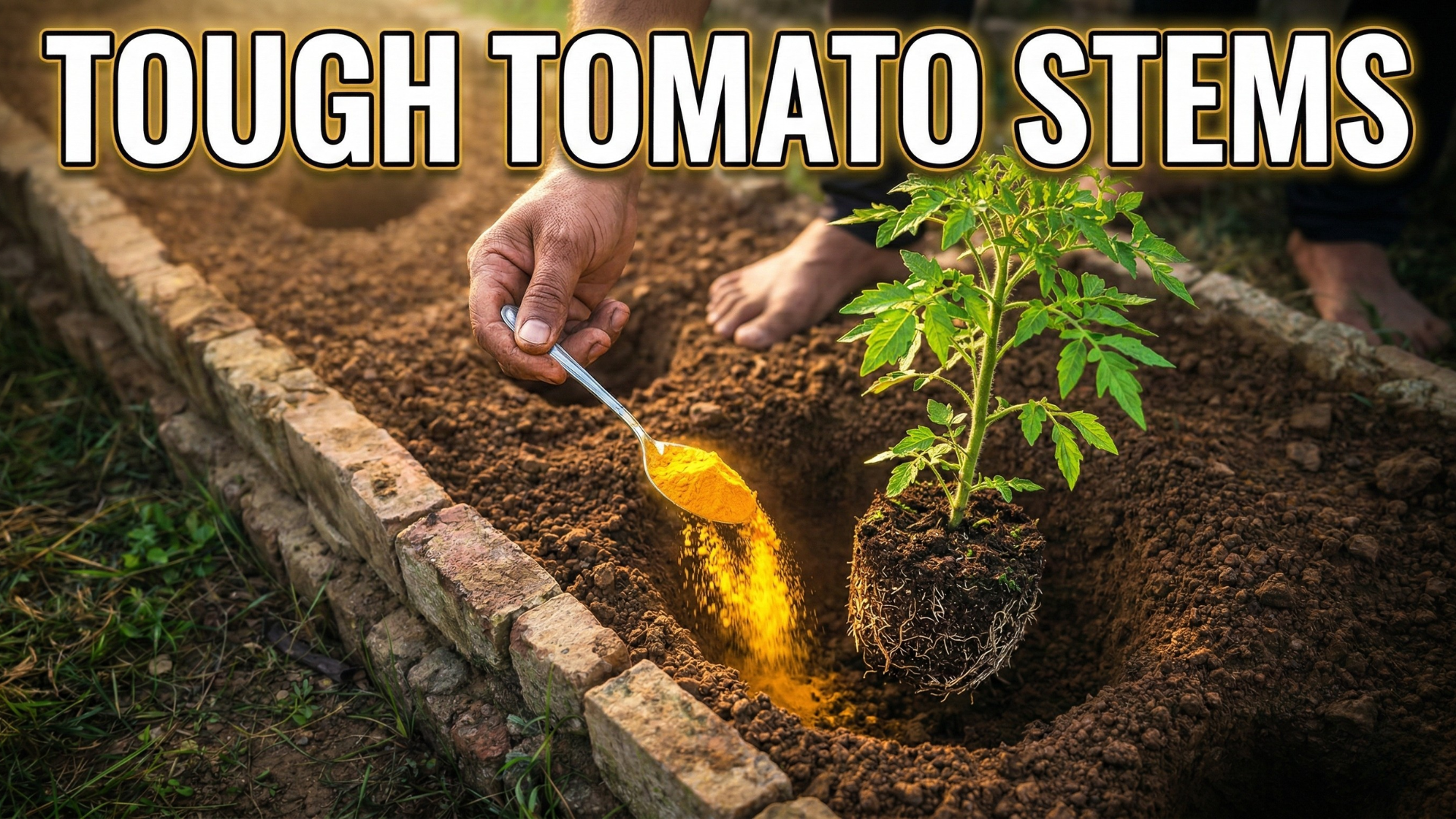 Plant tomatoes like this and watch their stems turn bulletproof!