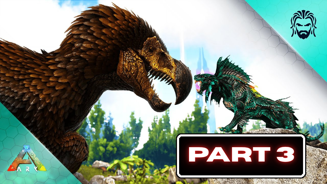 Shadowmane army vs the Dodorex epic battle in ARK Survival Evolved part 3