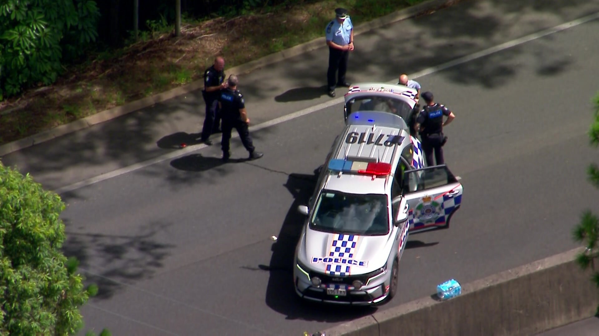 Police shoot allegedly armed man on Sunshine Coast after car crash