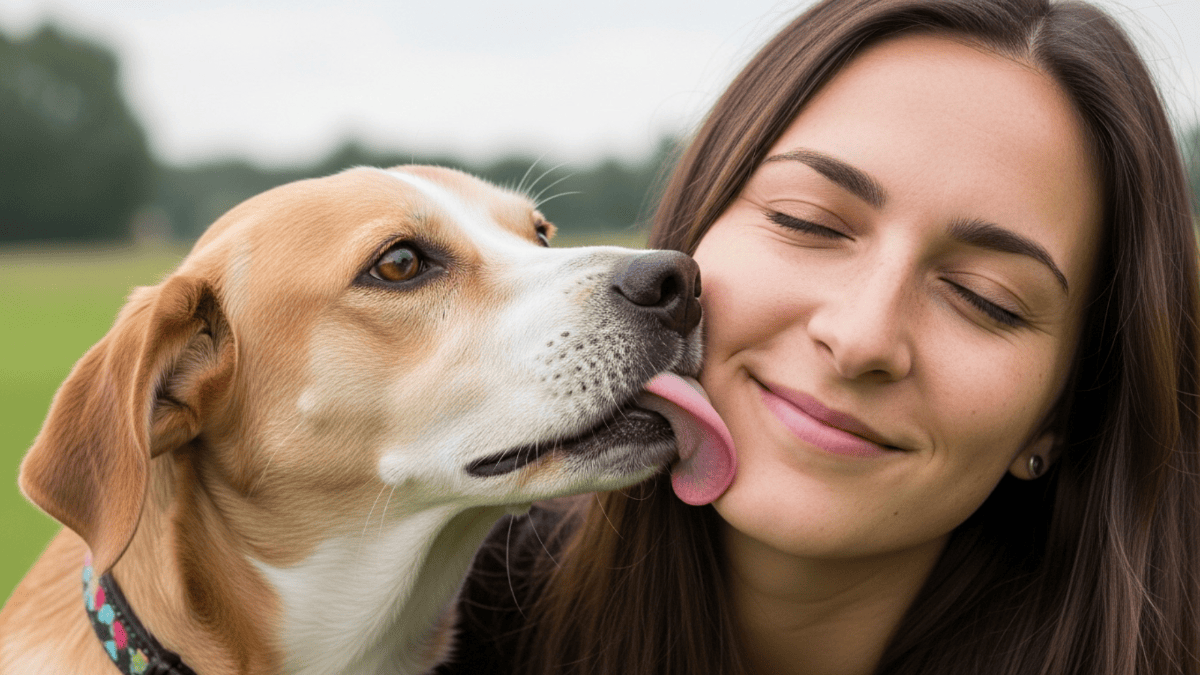 Constant kisses? Why your dog keeps licking you, according to experts