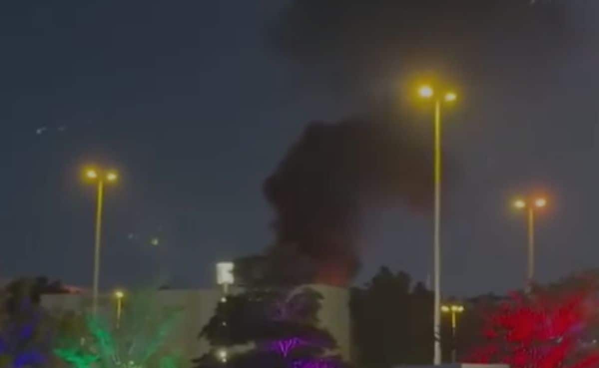 Video: Drone strike near US consulate in Dubai causes massive fire