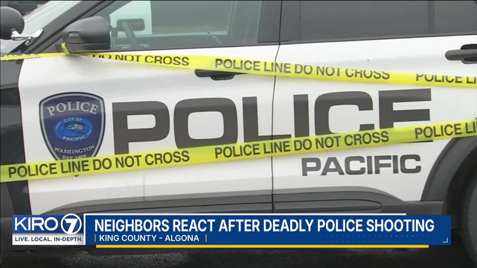 Video: Neighbors react after deadly police shooting in Algona