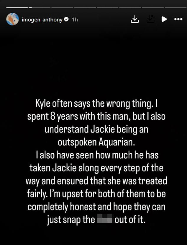 Imogen Anthony delivers brutal wake up call to ex Kyle Sandilands and ...